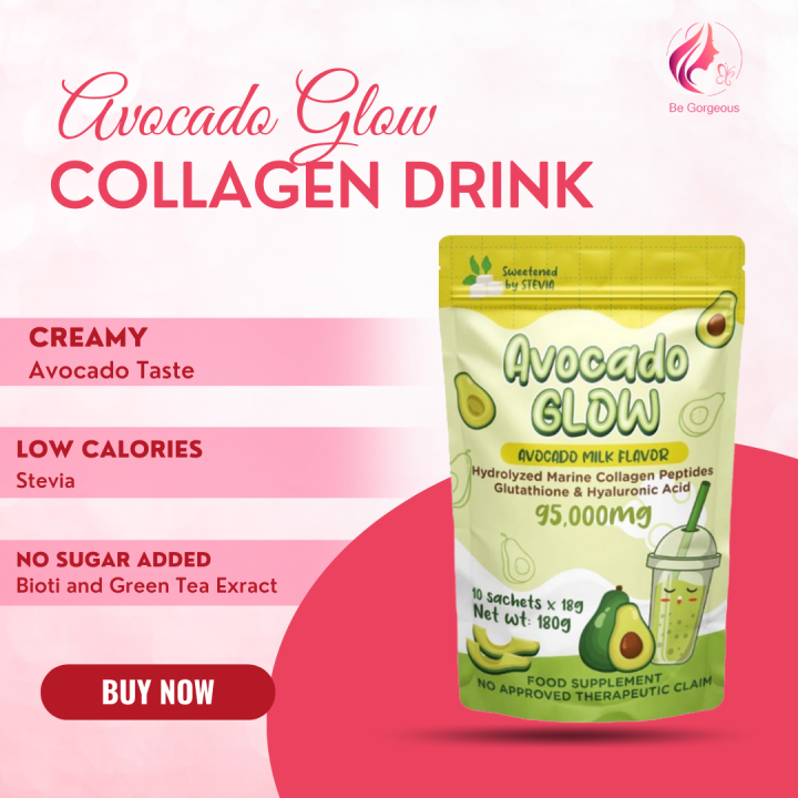 MB Beauty Trends Avocado Glow Collagen Drink - Avocado Milk Flavor ...
