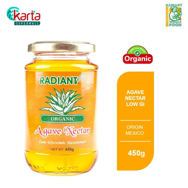 Radiant Organic Agave Nectar (Low GI) 450g | Lazada