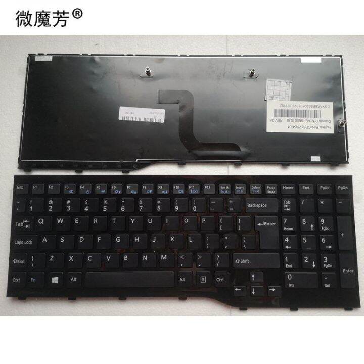 Brand New English Keyboard for fujitsu Lifebook AH552 CP581751-01 ...