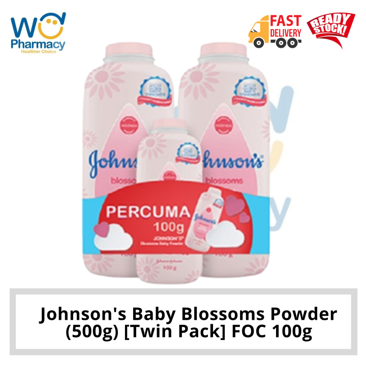 Johnson's Baby Blossoms Powder (500g) [Twin Pack] FOC 100g | Lazada