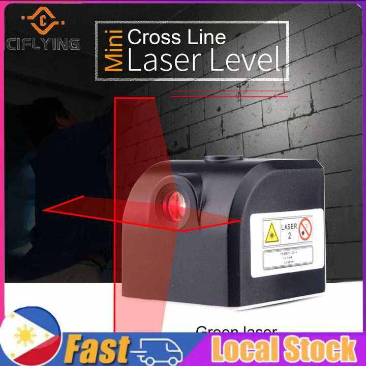Rechargeable Laser Level Cross Line Self-Leveling Vertical/Horizontal ...