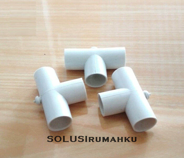 Tee Pipa Listrik 5/8 / Sambungan T Cabang 3 ukuran 5/8 inch | Lazada ...