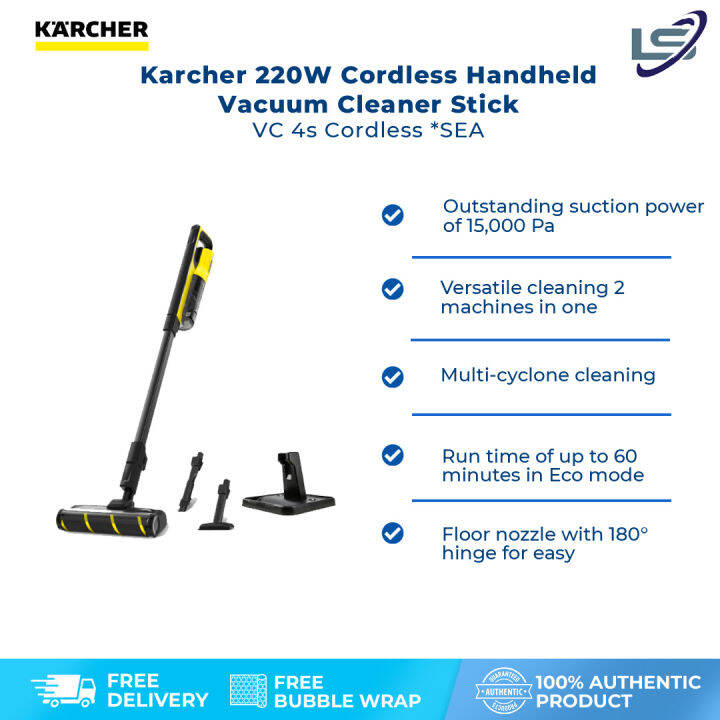 Karcher 220W Cordless Handheld Vacuum Cleaner Stick VC 4s Cordless *SEA ...