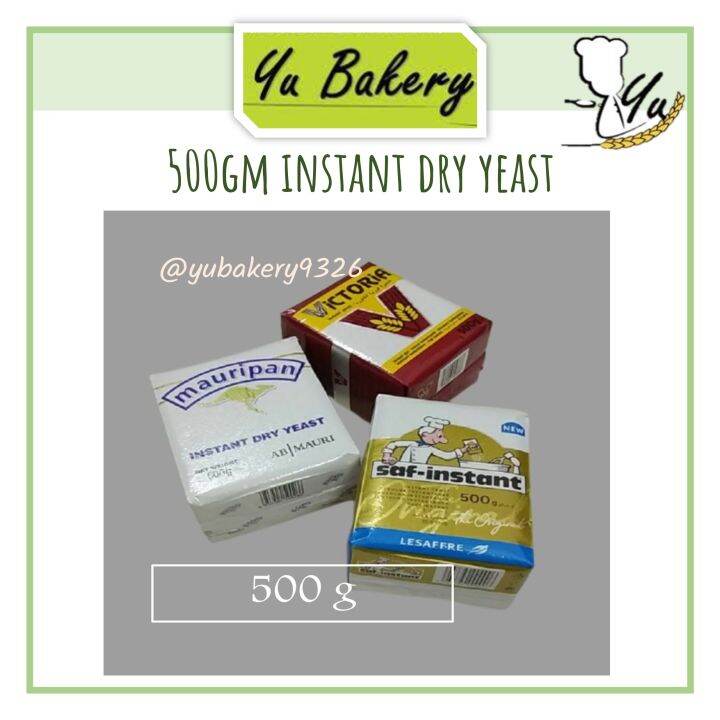 500g MAURI-PAN/SAF-INSTANT/VICTORIA Instant Dry Yeast Kering Yis Segera ...