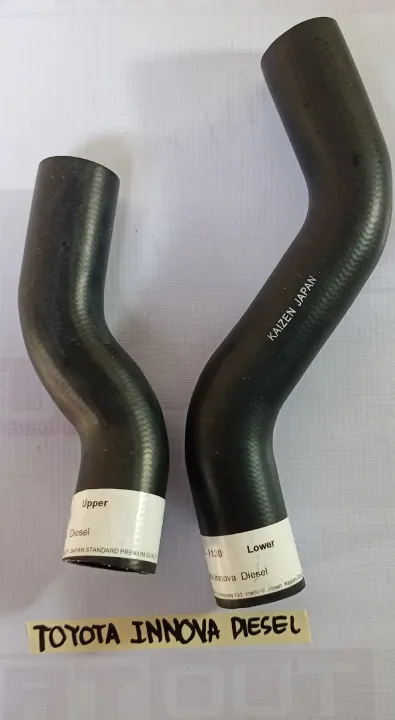 TOYOTA INNOVA DIESEL 2.5D4D UPPER & LOWER RADIATOR HOSE (MADE IN JAPAN ...