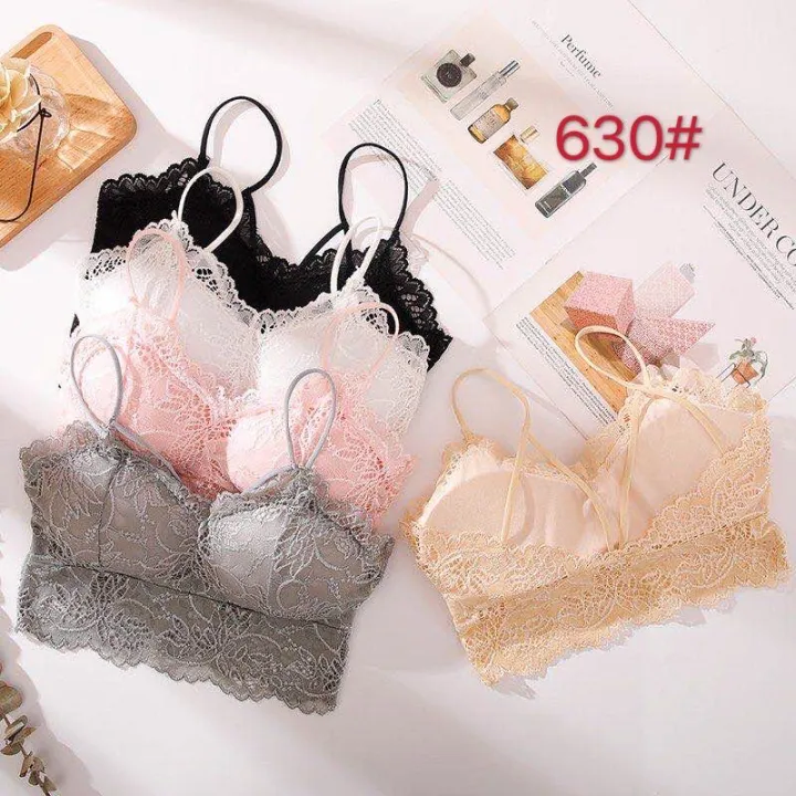 New Brallet Lace butterfly strap Bra Hs-630# | Lazada PH