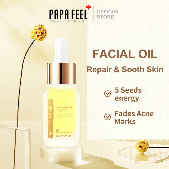 PAPAFEEL Barrier Strengthening Facial Essential Oil 20ml Dry Skin ...