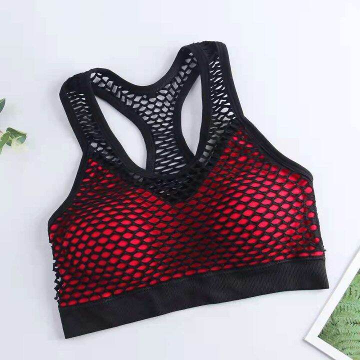[HOT TXBINNMBN 629] Mesh Hollow Sports Bra | Lazada PH