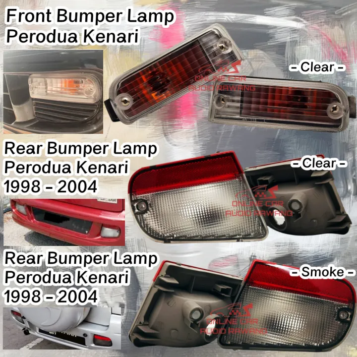 Perodua Kenari Front Bumper Lamp/Perodua Kenari 1998-2004 Rear Bumper ...