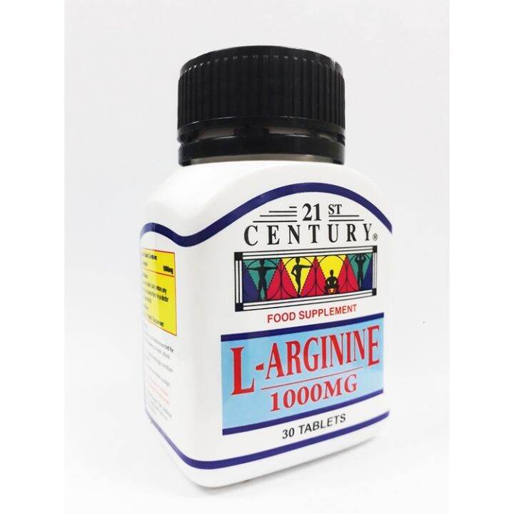 21st Century L Arginine 1000mg Tablet 30's BUY 2 FREE 1 | Lazada