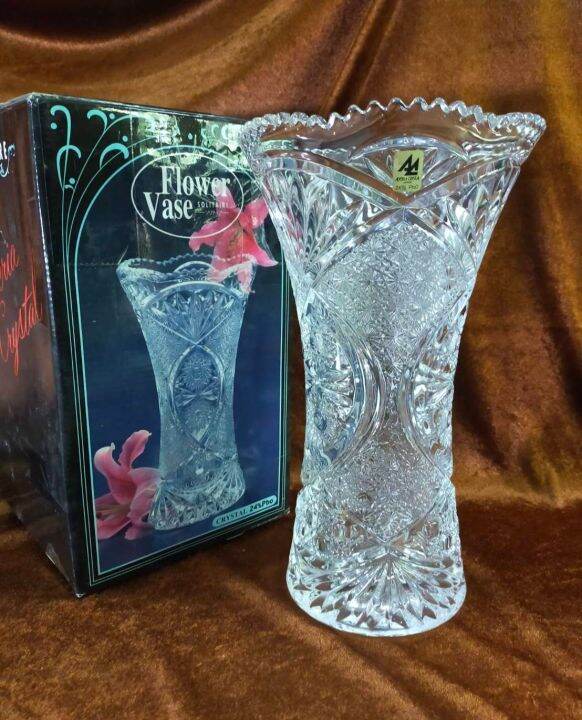 Aderia Crystal, Japan .. แจกันคริสตัล แบรนด์ดังญี่ปุ่น ..งานเก่าเก็บ ...