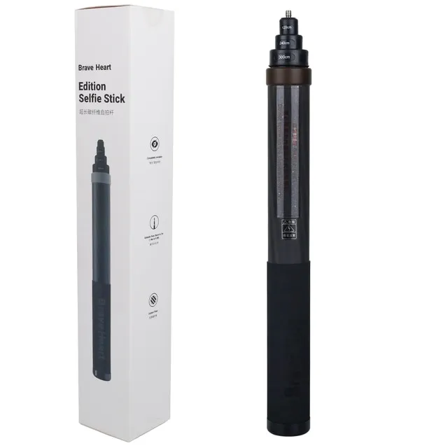 3M Carbon Fiber Extended Edition Invisible Selfie Stick For Insta360 ...