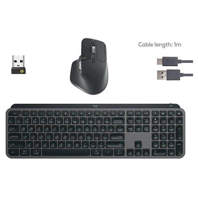 Logitech MX Keys Wireless Keyboard and Master 3S Mouse Performance ...