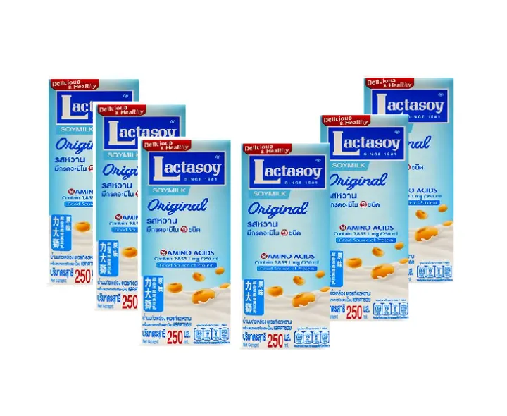 LACTASOY SOYMILK ORIGINAL CLASSIC 250ML set of 6 | Lazada PH