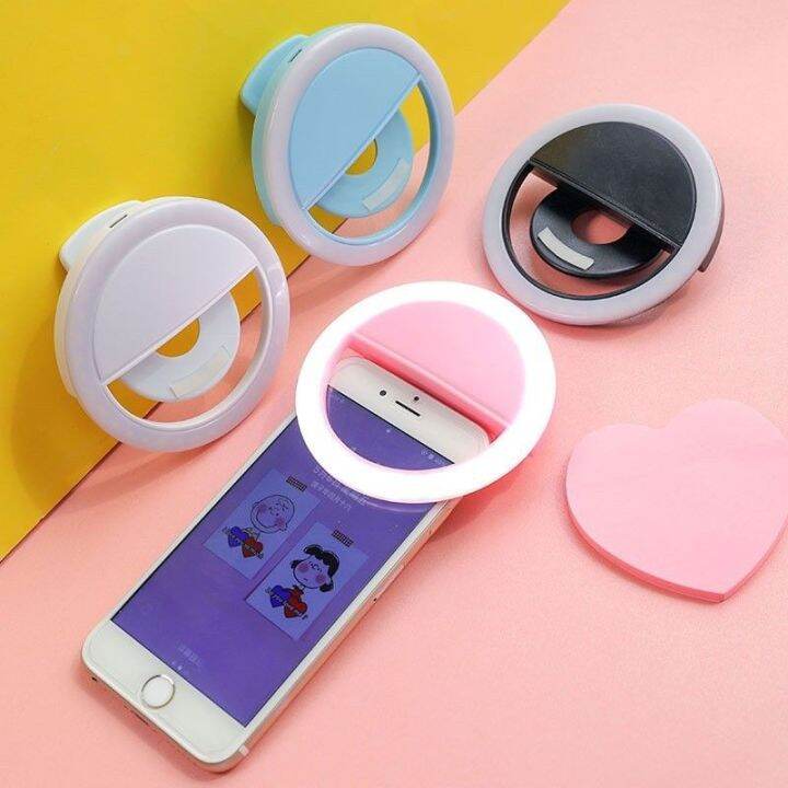 Selfie Ring Light / Universal Ring Light / Ring Light Jepit Di Hp ...
