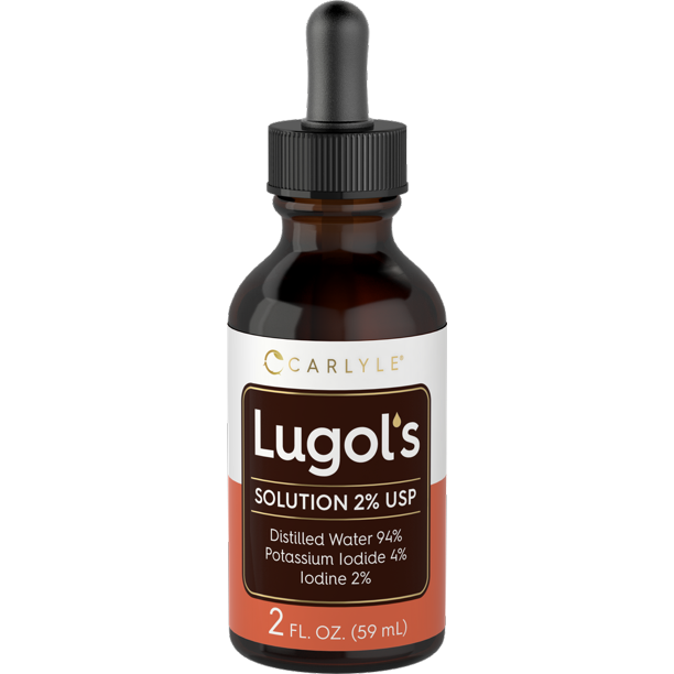 Carlyle Lugol's Solution 2% USP Distilled Water 94% Potassium Iodide 4% ...