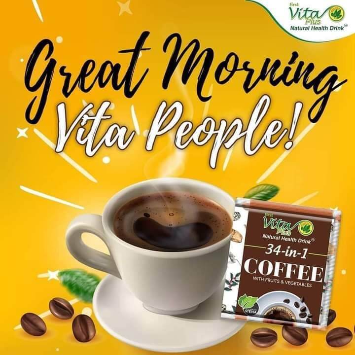 first vita plus 34 in 1 coffee 880 per box 20 sachet per box | Lazada PH