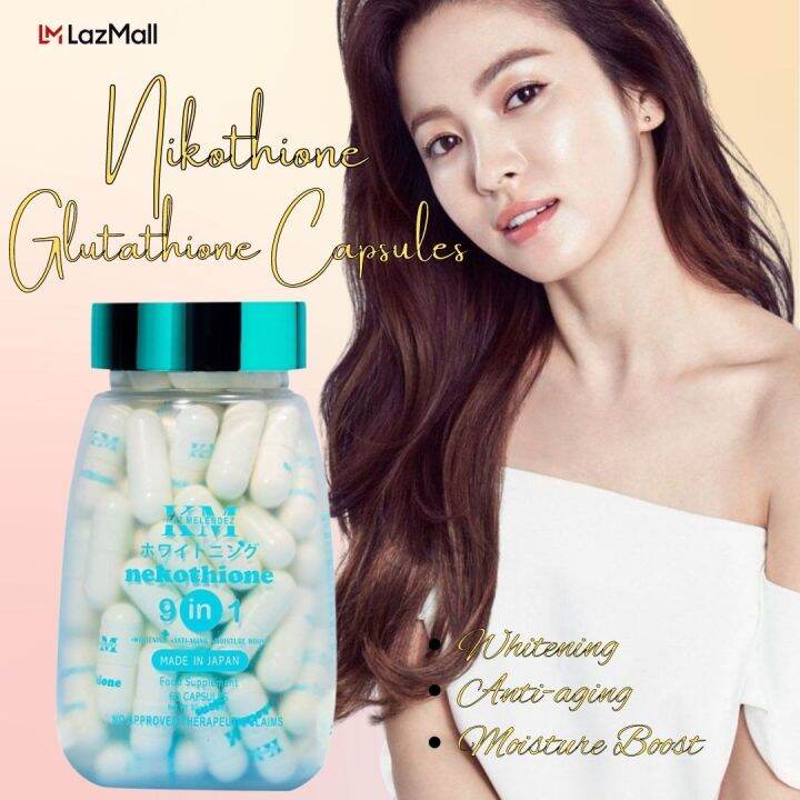 Authentic Nekothione Glutathione Capsules Whitening Anti-aging ...