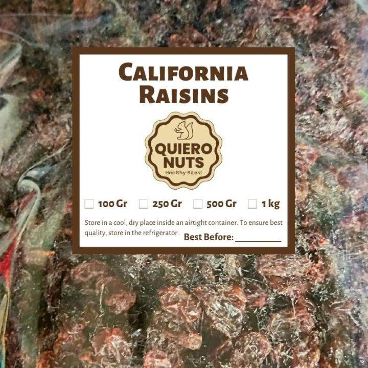 California Natural Raisins (USA) 100g, 250g, 500g, 1kg | Lazada PH