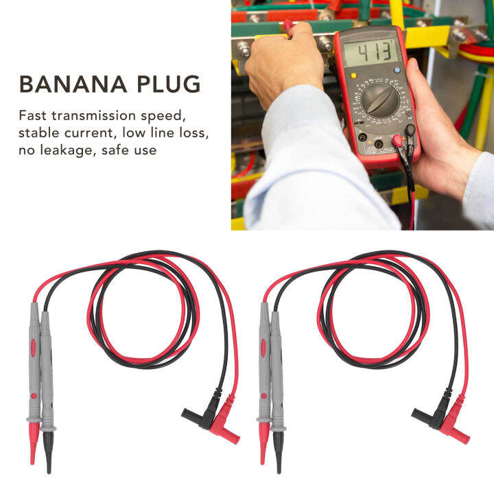 Multimeter Probe Leads Silicone Wire Fast Transmission Speed 1000V Cold ...