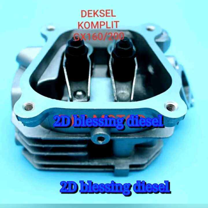 Cylinder Head Assy Deksel Komplit Mesin Honda Gx160 Gx200 Genset 2000watt 4000watt | Lazada ...