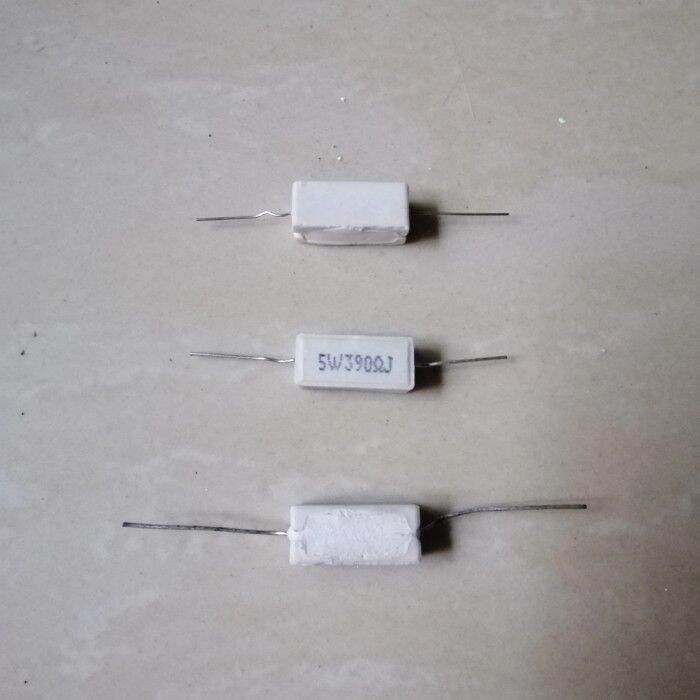 390 ohm R Resistor Kapur 5w 5watt 390ohm 390R J 390RJ 5 w watt | Lazada Indonesia