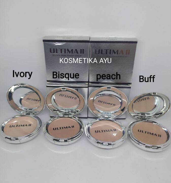 Bedak Ultima II Delicate Creme Powder Makeup Original/Bedak Basah ...