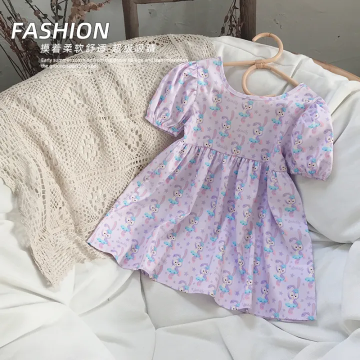 สาวฤดูร้อน2022ฤดูร้อนใหม่เด็กผู้หญิงเกาหลีสไตล์การ์ตูน Stella Lou ...