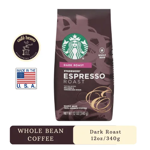 Starbucks Espresso Roast Dark Roast Whole Bean Coffee (12oz/340g) | Lazada PH