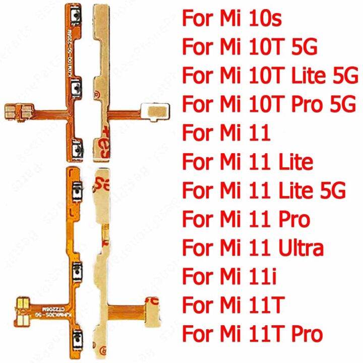 For Xiaomi Mi 10 Lite 10S 10T 5G 11 Ultra 11i 11T Pro Repair Key Side ...