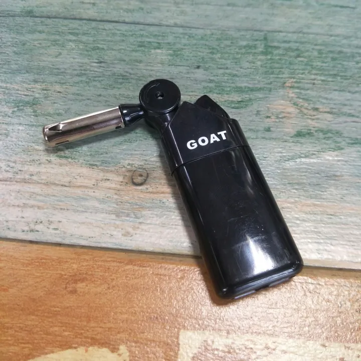 Creative rotatable bent pipe dedicated open flame lighter mini lighter ...