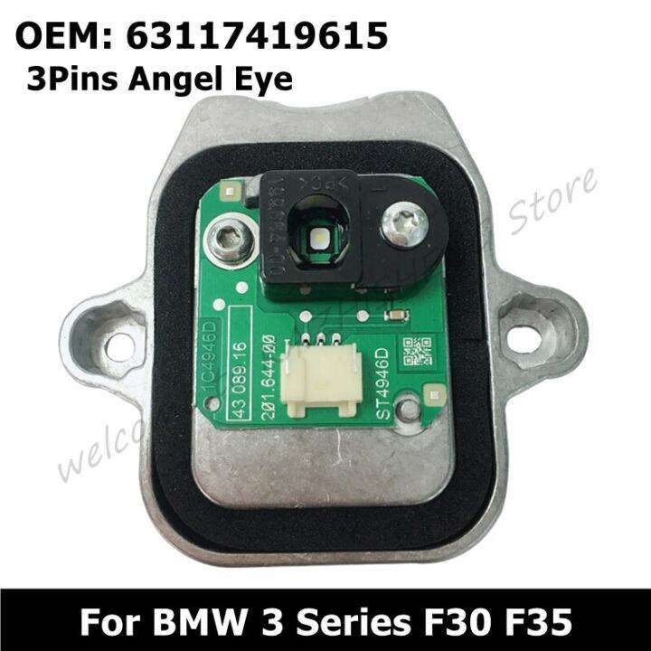 63117419615 3Pins LED Headlight DRL Light Unit Module For BMW 3 Series ...