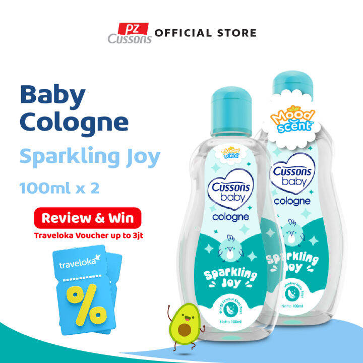 Cussons Baby Cologne Sparkling Joy 100ml Twin Pack | Lazada Indonesia