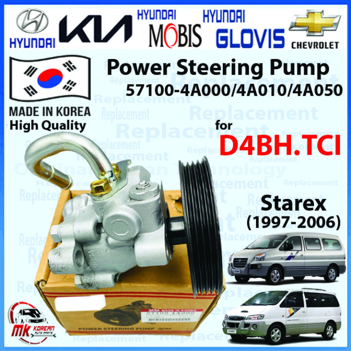 [REPLACEMENT] Power Steering Pump. D4BH. TCI. for Starex(1997-2006 ...