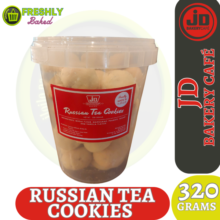 Iloilo Pasalubong JD Bakery Russian Tea Cookies 320 grams | Lazada PH