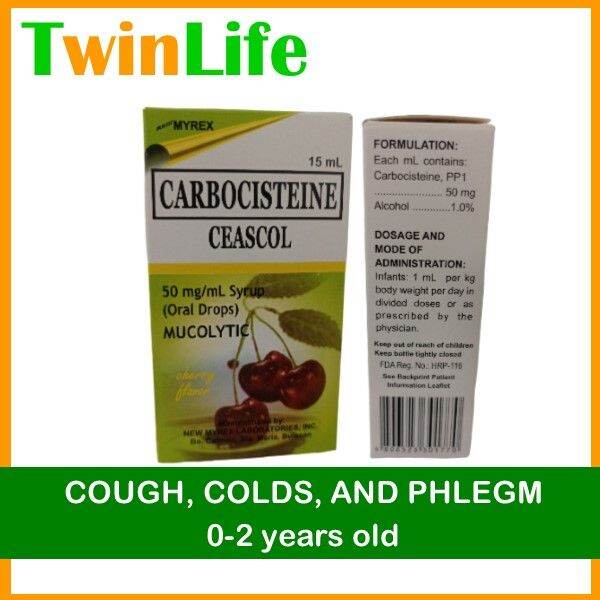 Carbocisteine Drops for Baby 15mL | Lazada PH