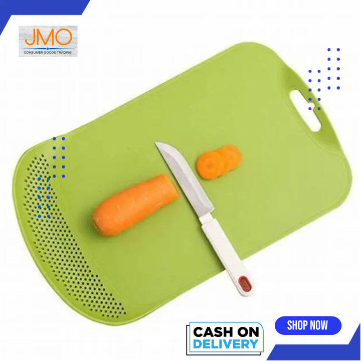 JMO Consumer Goods Trading Chopping Board with Integrated Colander ...
