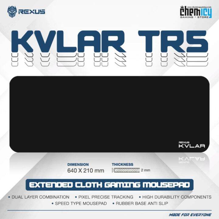 Rexus Kvlar T5 / T-5 Extended Cloth Gaming Mousepad | Lazada Indonesia