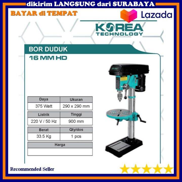 NRT PRO 16mm Bor Duduk - Bench Drill Heavy Duty | Lazada Indonesia