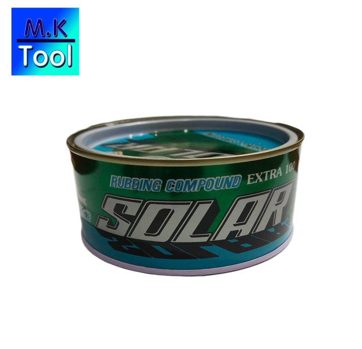 น้ำยาขัดลบรอย น้ำยาลบรอย SOLAR EXTRA-100 ขนาด 500 g ยาขัดหยาบ ขัดลบรอยขนแมว / M.K Tool | Lazada ...