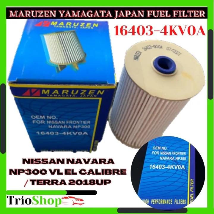MARUZEN YAMAGATA JAPAN FUEL FILTER 16403-4KV0A FOR NISSAN NAVARA NP300 ...