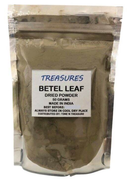Treasures Betel Leaf - Dried Powder - Buyo - Edible/For Skin - 100% ...