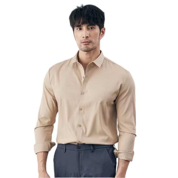Long Sleeve Formal/Business Polo for Men Plain Cotton | Lazada PH