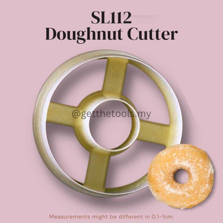 Doughnut Cutter 甜甜圈模具空心蛋糕面包压模印花模圆形烘焙工具SinLian112 Doughnut Bread Cutter ...
