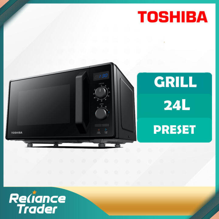 Toshiba 24L Microwave Oven with Grill MW2-AG24PF(BK) MW2-AG24PF | Lazada