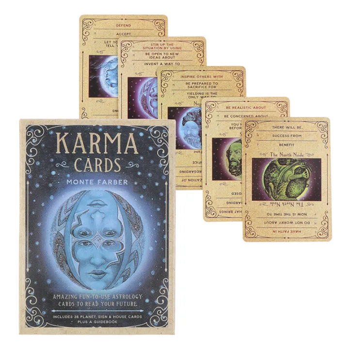 Karma Oracle Cards Tarot Cards Family Party Prophecy Divination Board ...