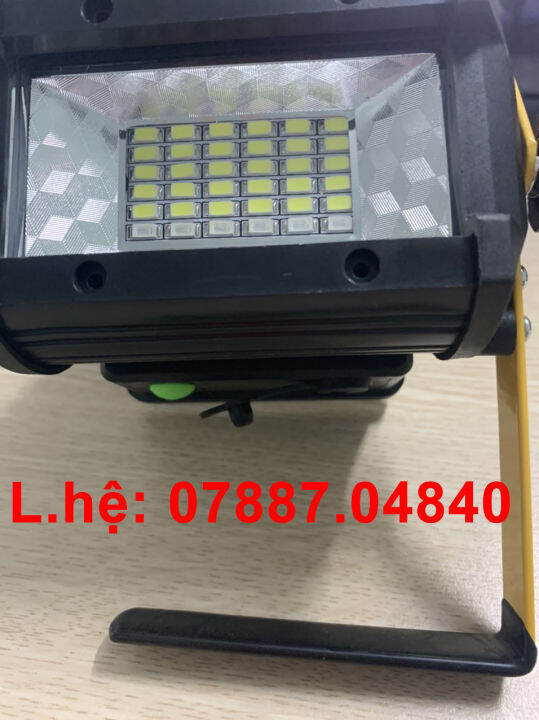 Đèn led sạc điện W807 - 50W ( ĐÃ KÈM 4 PIN 3.7V Lion 2000mAh ) | Lazada.vn