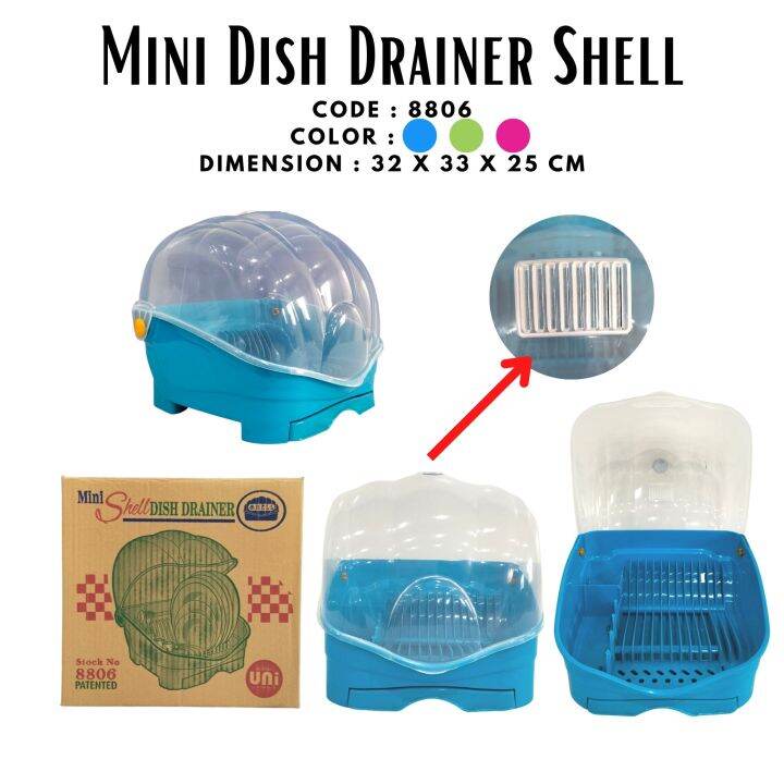 [ON HAND] 8806 MINI SHELL DISH DRAINER / DISH CABINET / DISH RACK ...