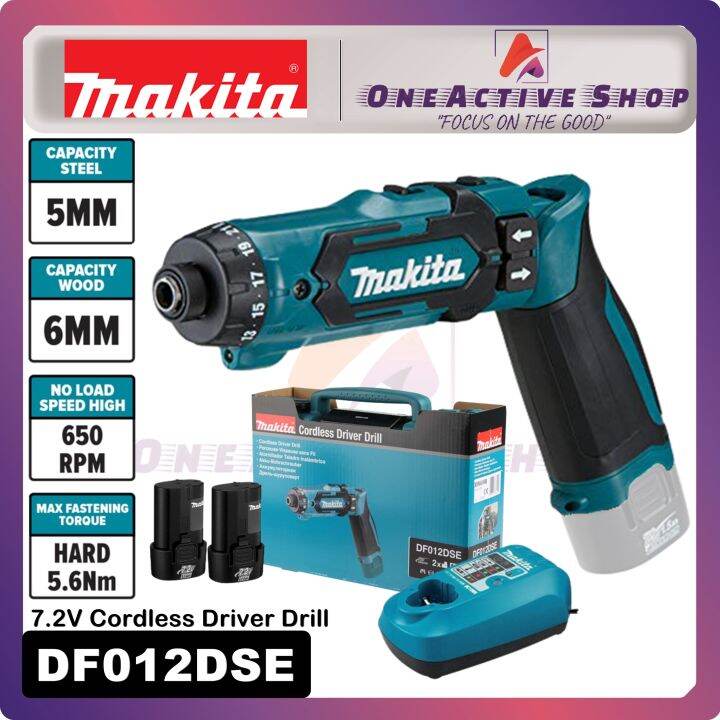 MAKITA 7.2V Cordless Driver Drill DF012D DF012DSE - 1 Year Warranty ( MAKITA CORDLESS DRIVER ...