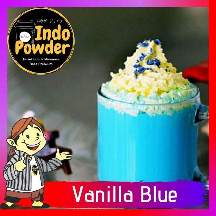 Bubuk Vanilla Blue 1Kg / Bubuk Minuman Vanilla Blue 1Kg / Bubuk Minuman ...
